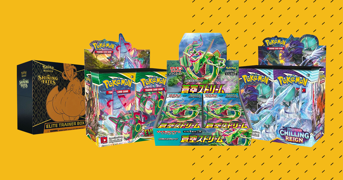 Shop Authentic Pokémon Cards & Boxes - StockX Landing Pages